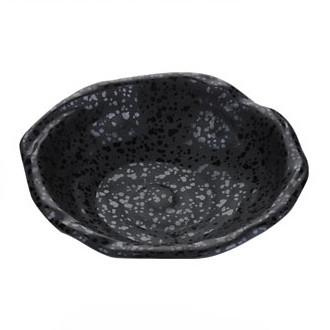 China Restaurant Black Melamine Soup Bowl for Outdoor Activities for sale