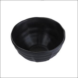 China Black Melamine Soup Bowl Serving Bowl That s Non-toxic for sale