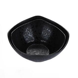 China Premium and Non-toxic Black Melamine Bowl for Impressive Food Service for sale