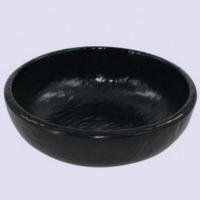 China Non Toxic Black Melamine Bowl With Imitation Porcelain Finish for sale