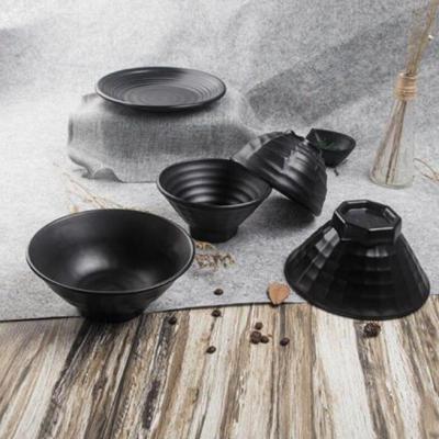 China OEM ODM Available Melamine Soup Plate Imitation Porcelain Rectangle for sale