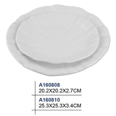 China Durable Melamine Salad Plate with Easy to Clean and High Fade Resistance for sale