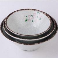 China Black Unique Melamine Plates With Personalized Logo - OEM ODM Available for sale