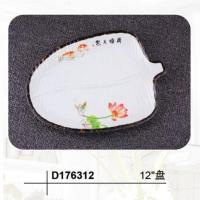 China Black Melamine Soup Plate - Lightweight Travel Option for sale