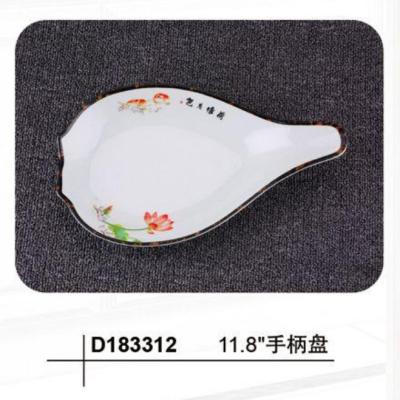 China Rectangle Melamine Plates Oval Durable and Anti Scratch Design for sale