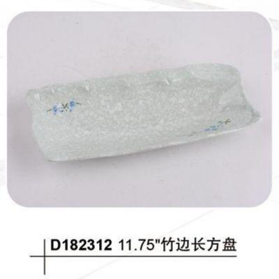 China Customized Logo Acceptable Melamine Plates Oval for sale