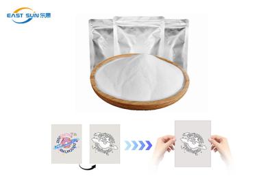 China Good Hand Feeling White Powder Dtf Tpu Polyurethane Adhesive For Heat Transfer for sale