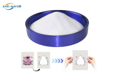 China Medium Fine TPU DTF Adhesive Powder 80–200 Micron for Shake Powder DTF Printing for sale