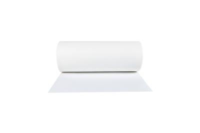 China Milky White PES Hot Melt Adhesive Film Roll 500mm Width Strong Adhesion Iron-On Film for Embroidery Patches for sale