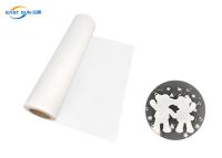 China RoHs PET DTF Film 100m Length 60cm Width For Cotton / Leather / Polyester for sale
