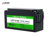 China 12V 100A Lithium Solar Batteries for sale