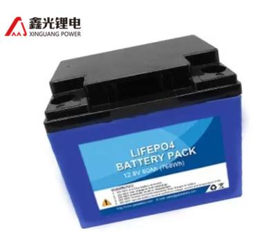 China 12V Deep Cycle 60Ah LiFePO4 Rechargeable Lithium Battery Packs for sale