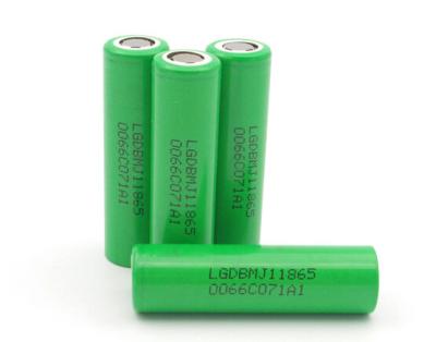 China 3.7v 3500mAh INR18650 MJ1 Cylindrical Rechargeable Lithium Ion Battery for sale