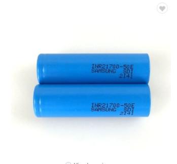 China INR21700 Cell 50E 21700 3.7V 5000mah Rechargeable Lithium Ion Battery for sale