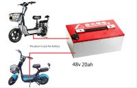 China Rechargeable Lithium Ion 48 Volt 20ah Electric Bicycle Battery Pack for sale