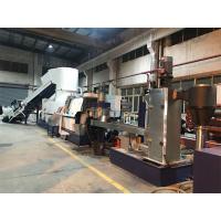 China Single Stage Plastic Pelletizing Recycling Machine 110kW with PLC Control for PP/PE Film Processing for sale