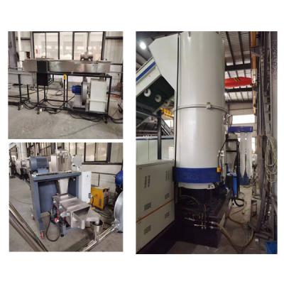 China 75-110kW Plastic Pelletizing Recycling Machine with Water Cooling & PLC Control for PP/PE Film Processing for sale