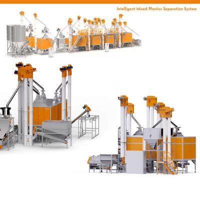 China Mixed Plastic Film Shredder WEEE ELV HDPE Recycling Machine 2-3T/H Capacity 330kW Power for sale