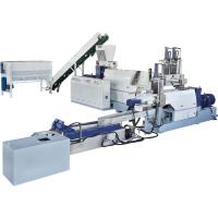 China SJ Series Single Screw Plastic Recycling Extruder System 100-200mm Screw with 250-1500kg/h Output Capacity for sale