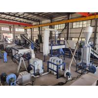 China PET Bottle Recycling Machine 500-800kg/H Capacity with Granulation and SSP for Food Grade Plastic for sale