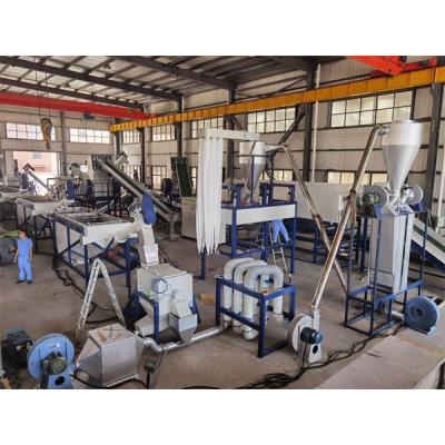 China PET Bottle Recycling Machine 500-800kg/H Capacity with Granulation and SSP for Food Grade Plastic for sale
