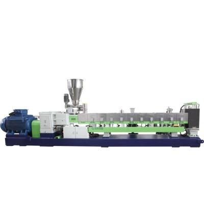 China Co-Rotating Twin Screw Extruder Plastic Pelletizing Line - 22-116mm Screw Diameter, 2-4500kg/h Capacity for sale