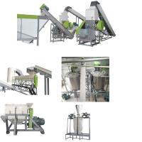 China 490kW PET Bottle Washing Line 500-3000kg/H Industrial Plastic Recycling Machine with AI Sorting for sale