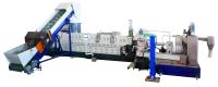 China 250-300 kg/h Single Screw Extruder Granulator for Plastic Recycling with 100-120mm Screw Diameter for sale