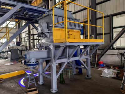 China 2000kg/hr Safety Lithium Battery Recycling Machine with Nitrogen Protection - Automatic Double Shaft Shredder for sale