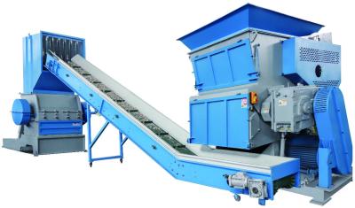 China PP Jumbo Bag Plastic Granulator Shredder 800kg/Hr Capacity with SK2/D2 Knives for Recycling for sale