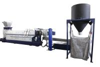 China SJ Series Single Screw Plastic Extruder Machine 500kg/Hr for PP PE Film Recycling with 25-33 L/D Ratio for sale