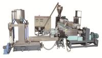 China HDPE PP Flake Single Screw Extruder with 500-1500 kg/hr Capacity and 75-200mm Screw Diameter for sale