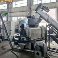 China Plastic Film Squeezer Dryer 90kW 110kW Motor for PP PE Film Dewatering 4.5Tons for sale