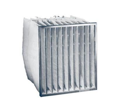 China Polyester Pocket Air Inlet Filter for Gas Turbines 592x592x635mm Aluminum Alloy Frame M6 for sale