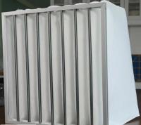 China Polyester Pocket Air Inlet Filter for Gas Turbines 592x592x635mm Aluminum Alloy Frame M6 for sale