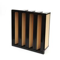 China Synthetic 8 Panel V Cell Filters , Multipurpose Mini Pleat Air Filter for sale