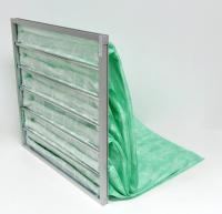China F8 Fiberglass Pocket Air Filter Galvanized Frame 592x592x600mm for HVAC Systems for sale