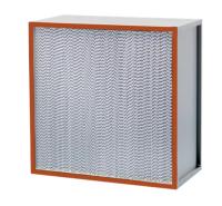 China Glassfiber High-Temperature Compact HEPA Air Filter H13 Stainless Steel 304 250℃ for sale