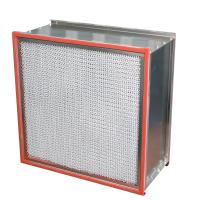 China Glass Fiber HEPA Separator Filter Element 610x610x150mm H14 High Temperature for sale