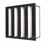 China V Bank HEPA Filter 585x585x292mm Aluminum Frame for HVAC Systems for sale