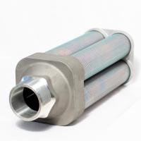 China Glass Fiber Compressed Air Dryer Muffler M-60 6 Inch Connector 30dB Noise Reduction for sale