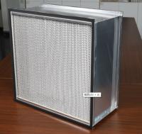 China Aluminum Foil HEPA 14 Filter Anticorrosive Mini Pleat HEPA Filter 610x610x150mm for sale