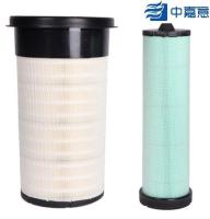 China Heavy Duty Diesel Engine Air Filter AF25384 CA-7060 Replacement for Excavator 522mm Height for sale