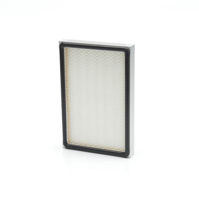 China HEPA 600Pa Mini-Pleat Panel Air Filter for HVAC Air Purification Systems H13 H14 for sale