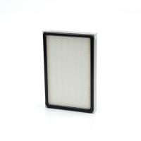 China MDF HEPA Pleated Filter Element H13 H14 610x610x50mm Glass Fiber Media for Clean Room for sale