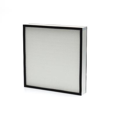 China MDF Washable H12 HEPA Filter Element 99.97% Efficiency 0.3 Micron Stainless Steel Frame for sale