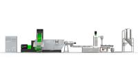 China LDM Plastic Pelletizing Film Machine for Recycling - Ø85-180mm Screw, 200-1000kg/h Output Capacity for sale