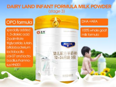 China Infant Formula Goat Milk Powder Stage 1 0-6 Months 800g OPO DHA ARA for sale