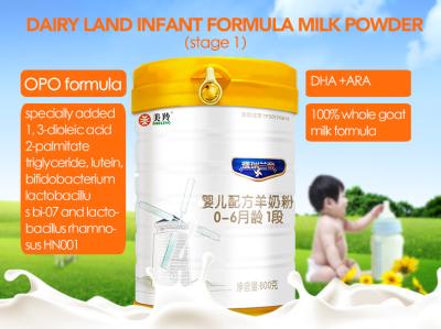China Dairy Land Stage 3 Goat Milk Infant Formula 800g for 12-36 Months Intellectual Visual Development for sale