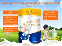 China Infant Formula Goat Milk Powder Stage 1 800g Milky White Wealth Goat Series for sale